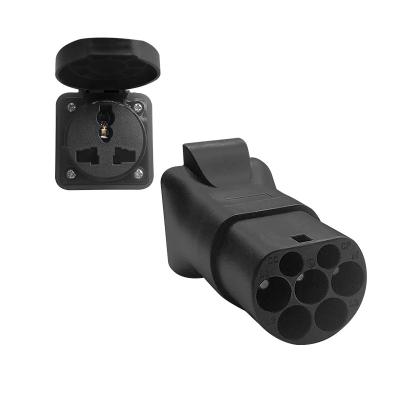 China Black 16A Type2 Male Portable EV Charger Takes Electric from Type2 Charging Station for Condition and Electronics for sale