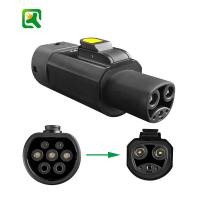 China GBT EV Charger Adapter for Tesla Car Rated Voltage 220V Black White Customized Plug 220V 7kw 32A for sale
