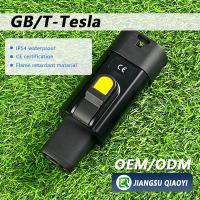 China GBT EV Charger Adapter for Tesla Car Rated Voltage 220V Black White Customized Plug 220V 7kw 32A for sale