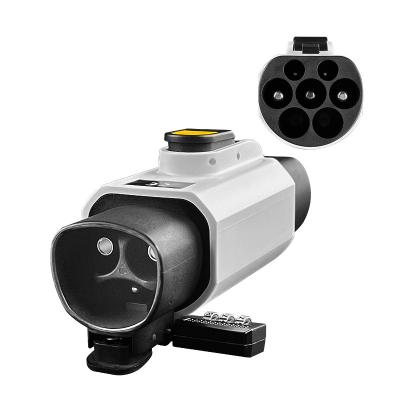 China GBT Electric Vehicles Portable Tesla to GBT EV Charger Converter Single Phase 7kW Output Power with 220V Operation Voltage for sale
