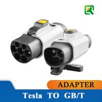 China GBT Electric Vehicle 7KW 32A Tesla to GBT EV Charger Converter for Single Phase Charging Interface Standard for sale
