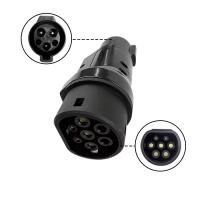 China 220V Black J1772 To Type2 Adapter EV Adapter Type1 To Type2 Electric Cars Charger Converters for sale