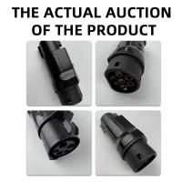 China 220V Black J1772 To Type2 Adapter EV Adapter Type1 To Type2 Electric Cars Charger Converters for sale