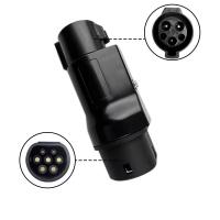 China 220V Black J1772 To Type2 Adapter EV Adapter Type1 To Type2 Electric Cars Charger Converters for sale