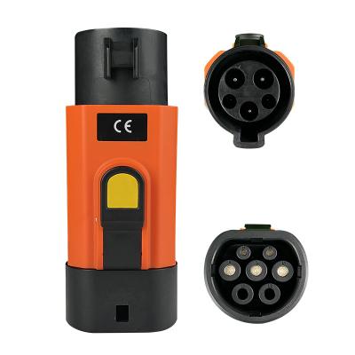 China PC Copper 7KW 32A J1772 to Type2 EV Charging Connector 220V Car Adapter Charger Type1 Charging Pile for Electric Vehicles for sale