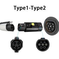 China Type2 EV Charging Connector 220V Car Adapter Charger 32A Output Current for Type2 Cars Condition J1772 to Type2 for sale