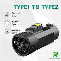 China Type2 EV Charging Connector 220V Car Adapter Charger 32A Output Current for Type2 Cars Condition J1772 to Type2 for sale