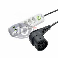 China Type2 Energy Vehicle Discharge Adapter AOTAI BYD'S V2L With 5m Brazil Socket Sealing Gasket for sale