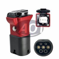 China Red AOTAI Type 2 To Schuko Adapter Max 3.5KW For Kia EV6 Hyundai Ioniq 5 for sale
