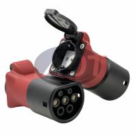 China Red AOTAI Type 2 To Schuko Adapter Max 3.5KW For Kia EV6 Hyundai Ioniq 5 for sale