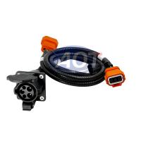 China AOTAI Sea J1772 Socket To EV Connector 40A HVSL633 Series Fiber EV Charging Y Cable for sale