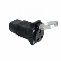 China 220V Electric Vehicle FAST Charging Adapter Type 2 To Universal Socket For 16A for sale