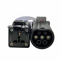 China BLACK AOTAI KIA V2L Adapter 220V Type2 To Universal AC Socket Adapter for sale