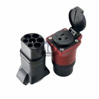 China EV Charger Type 2 Female to US USA Socket 230V Adapter for A Power Outlet High Temperature Resistant PC for sale
