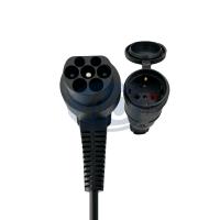 China EV Charger V2L Cable adapter Type 2 Male 16A 1 Phase 1 EU Socket Plug with 50cm Charger Cable Degree of protection IP44 for sale