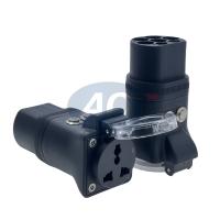 China 12V/24V Multifunction EUR Standard Switch Discharge V2L Type 2 Male to Schuko Plug for Green Vehicle Purpose Replace/Repair for sale
