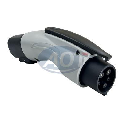 China 2019- IP54 Max 48A 250V Electric Vehicles Tesla to J1772 Adapter Tesla to Type1 EV Connector for sale