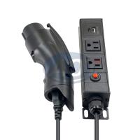 China Applicable Models and Ev Charger V2l Vehicle To Load Ev Cable Adapter Car Power J1772 V2L Adapter with USA Standard for sale