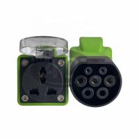 China AOTAI EV Charger Plug Adapter High Temperature Resistant PC for BYD Xiao Peng Car Green Car Type 2 Schuko Adapter for sale