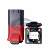 China MG ZS MG4 MG5 Discharge V2L EV Cable Adapter 3.5 Kw Vehicle to Load Type 2 to British Standard Socket BLACK for Peugeot for sale