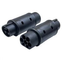 China Type 2 to Type 1 EV Adapter Electric Cars Charger Converter Sae J1772 to IEC62196 Adapter for sale
