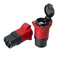 China 220-240V AOTAI EV Charger Plug Type 2 to Schuko Adapter for Hyundai Ioniq 5 within BLACK Design for sale