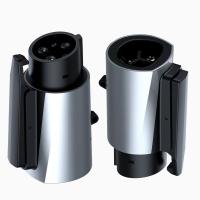 China 20KW Rated Power Black and Silver Tesla to Type 1 J1772 EV Charger Connector Adapter for Engergy Electric Car Charging for sale