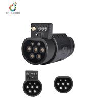 China GBT Double Female Ev Charger Adapter Female Type 2 To GBT Ev Adapter AC250V 32A Type2 Mennekes for sale