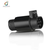 China GBT Double Female Ev Charger Adapter Female Type 2 To GBT Ev Adapter AC250V 32A Type2 Mennekes for sale