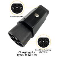China E-mingze EV Charger Power Adapter 32A for Type2 to GBT Adapter Charging Cable Made of High Flame Retardant PC Fuel for sale