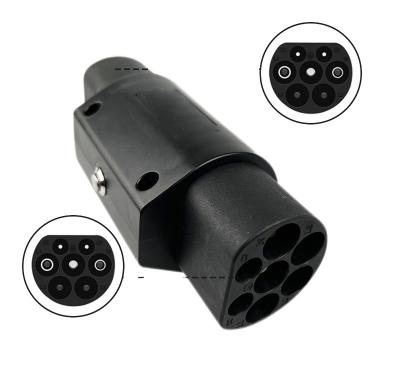 China E-mingze Electric Vehicle Connectors Charging Adapter Type 2 IEC62196 to GBT EV Charger Adapter Converter for GBT Car for sale