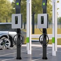 China DC Output Current 30kW Portable Electric Vehicle Charging Station Fast CCS2 Wall-Mounted Convenient Home Door EV Station for sale
