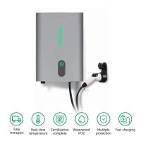 China Temperature Protection E-mingze Wall Dc GBT Ev Charger 7KW Charging Station 32A Wallbox for Fast Electric Car Charging for sale