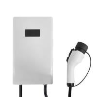 China 7kW Electric Car Charger EV Charging Station with Wall-Mounted Display Screen and Overcurrent Protection by e-mingze for sale