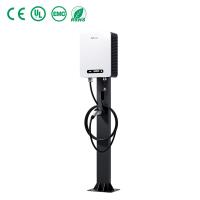 China Leakage Protection Function E-mingze GBT 7KW Column Electric Vehicle Charger with DC Output Current Color Screen for sale