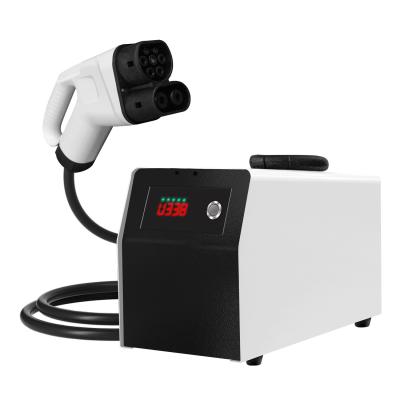 China Speed CCS2 EV Charger E-Mingze Sale Euro Standard 7KW 32A Portable Charging Station DC 200-750V Interface Standard CCS for sale