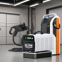 China E-mingze New Condition 7KW Portable Electric Car Charging Station Home EV GBT Fast Charger 16A Output Chademo Interface Charger for sale