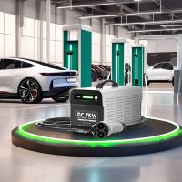 China E-mingze 7KW Portable EV Charging Station New DC Fast Charger with 16A GBT DC Output and 32A Current for Electric Cars for sale
