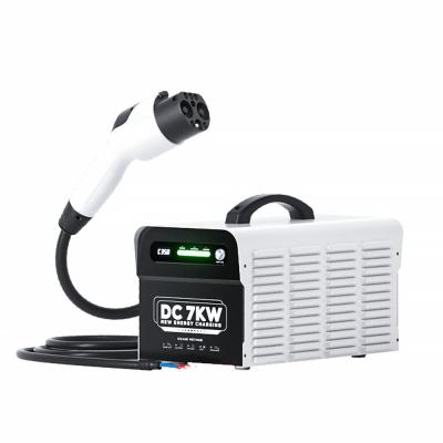 China Portable EV Charging Station 7KW DC Fast Charger with Temperature Protection and Leakage Protection from E-Mingze for sale