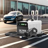 China Portable EV Charging Station 7KW DC Fast Charger with Temperature Protection and Leakage Protection from E-Mingze for sale