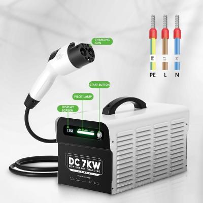 China DC Portable Car Charging Station GBT 7KW Car Fast Charger Module with Prophylactic Temperature Protection Movable Design for sale