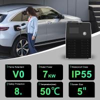 China Fast Charger Electric Vehicles Car Charger Station by E-mingze Portable Movable 7kw with Undervoltage protection for sale