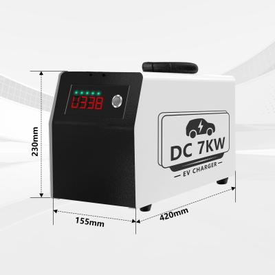 China E-mingze Portable 7Kw DC Fast Ev Charger Ccs2 Ccs1 Gbt CHAdeMO Electric Car Charging Station for Undervoltage Protection for sale