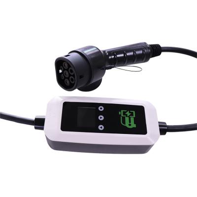 China Factory Manufacturer e-mingze 3.5KW/7KW/11KW 1phase EV charging car ac ev portable car charger for electric car for sale