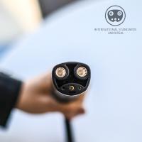 China 48A 1 Phase Fast Electric Car EV Charging Station 11KW Portable EV Charger For Tesla for sale
