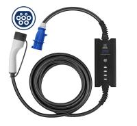 China Suppliers e-mingze 3phase 22KW 32A EV Car Portable EV Charger Type 2 CEE Plug Cord Charger with 5M Cable Within Your Budget for sale