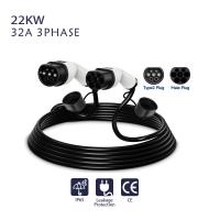 China 11KW Dual-Ended Electric Vehicle Charging Cable with Overvoltage and Overcurrent Protection by E-mingze for sale