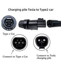 China e-mingze Charging Adaptor AC EV Charger Adapter for Tesla Electric Vehicle Charging Cable Connector for sale