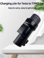 China E-Mingze 's Tesla to Type 2 Adapter Portable 7kw AC Electric Vehicle Charging Pile with High Output Power Current 32A for sale