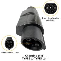 China E-Mingze Factory Source New Portable Electric Vehicle Charging Pile Adapter for New Energy Vehicles Type2 to Type1 for sale